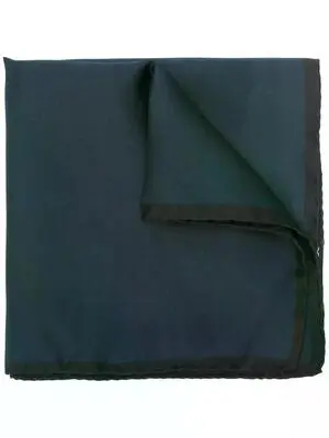 Dolce & Gabbana Crown-motif Silk Pocket Square - Blue