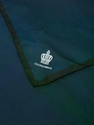 Dolce & Gabbana Crown-motif Silk Pocket Square