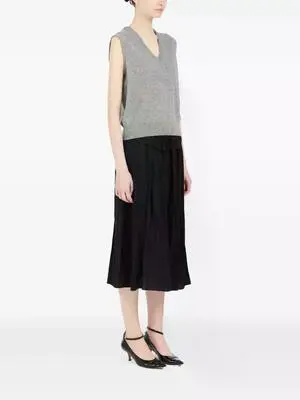 MAISON MARGIELA Virgin Wool V-neck Vest