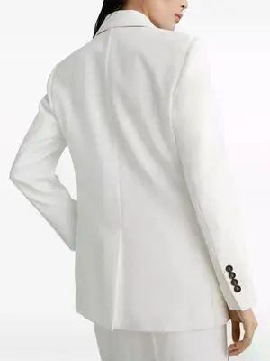 Brunello Cucinelli Double-breasted Cotton-twill Blazer