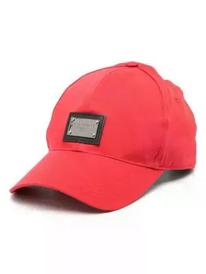Dolce & Gabbana Logo-tag Baseball Cap - Red
