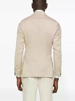 LARDINI Single-breasted Blazer - Neutrals