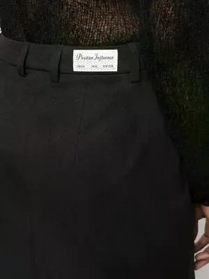 Martine Rose High-waisted Logo-patch Skirt