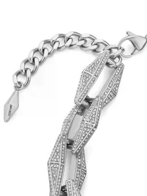 JIMMY CHOO Diamond Chain Crystal-embellished Necklace