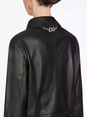 Dolce & Gabbana Leather Biker Jacket