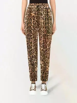 Dolce & Gabbana Leopard-print Track Pants