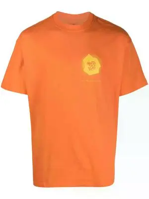 OBJECTS IV LIFE Graphic-print Cotton T-shirt - Orange