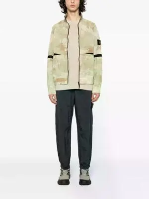 Stone Island Compass-badge Abstract-print Jacket