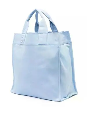 OBJECTS IV LIFE Logo-print Cotton Tote Bag - Blue