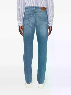 Brunello Cucinelli Mid-rise Slim Jeans - Blue