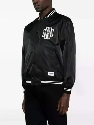 NEIGHBORHOOD Logo-patch Baseball Jacket