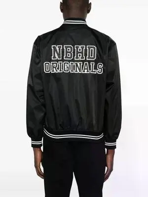 NEIGHBORHOOD Logo-patch Baseball Jacket