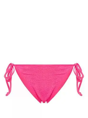 Bond Eye Anisha Seersucker Bikini Bottoms - Pink