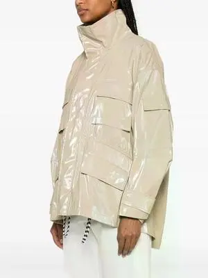 Plan C Glossy Cotton Jacket