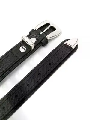 LEMAIRE Minimal Western Belt In Grained Leather