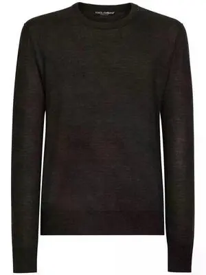 Dolce & Gabbana Round-neck Cashmere Sweater - Grey
