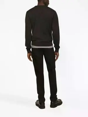Dolce & Gabbana Round-neck Cashmere Sweater - Grey