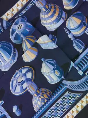 FERRAGAMO Nadir-print Scarf