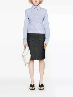 Ottolinger Belted High-collar Shirt