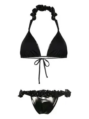 PARAMIDONNA Metallic-finish Bikini Set