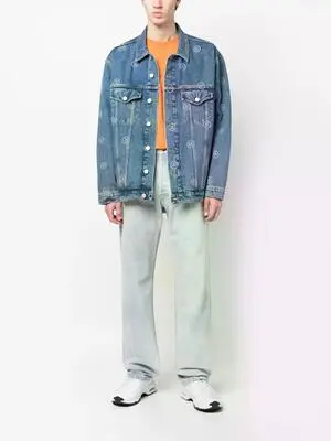 Martine Rose Motif-print Denim Jacket