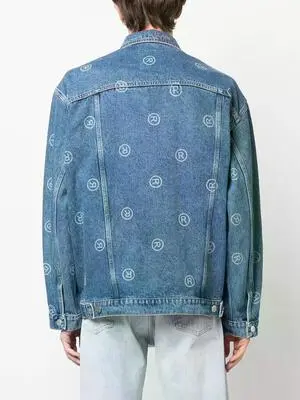 Martine Rose Motif-print Denim Jacket