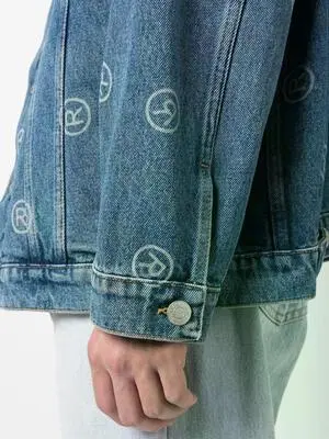 Martine Rose Motif-print Denim Jacket