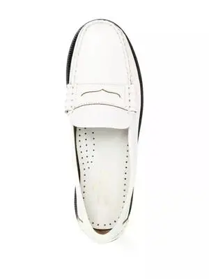 SEBAGO Dan Penny-slot Leather Loafers - White