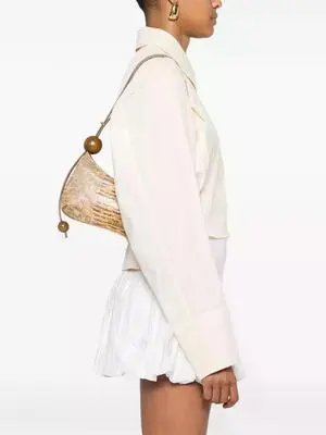 Jacquemus Le Bisou Perle Shoulder Bag - Brown