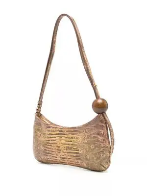 Jacquemus Le Bisou Perle Shoulder Bag - Brown