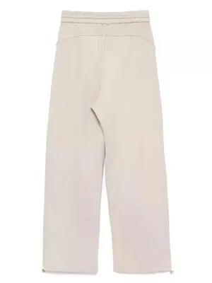 B+AB Panelled Cotton Track Pants - Neutrals