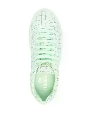 HIDE&JACK Essence Croco Textured Sneakers