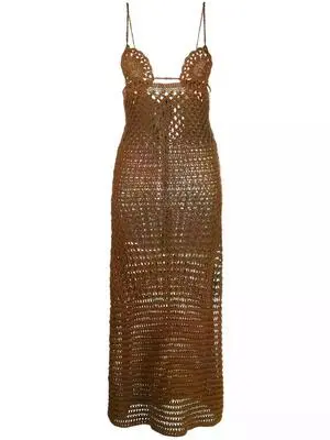 Alanui Mother Nature Crochet Dress