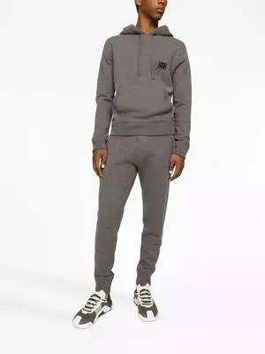 Dolce & Gabbana Wool-cashmere Track Pants
