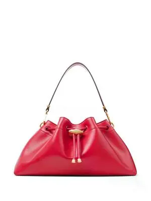 JIMMY CHOO Leather Medium Cinch Shoulder Bag