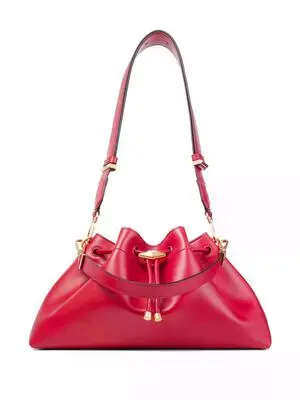 JIMMY CHOO Leather Medium Cinch Shoulder Bag