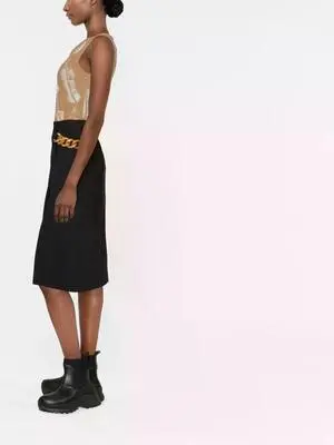 Stella McCartney Falabella Chain A-line Skirt