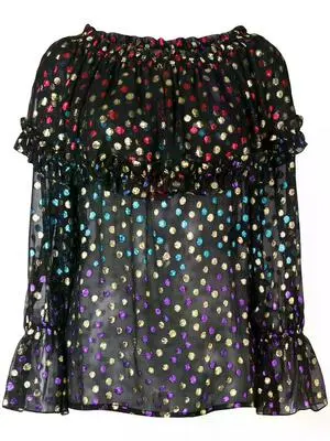 Saint Laurent Printed Blouses