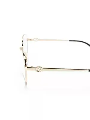 Gucci Interlocking G Round-frame Glasses