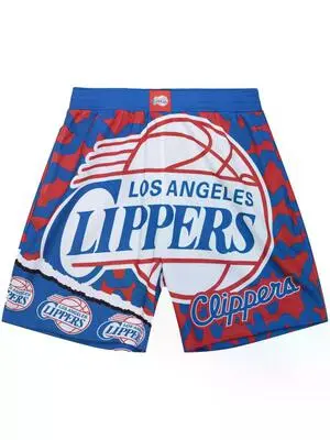 Mitchell & Ness Nba La Clippers Jumbotron 2.0 Sublimated Shorts - Blue
