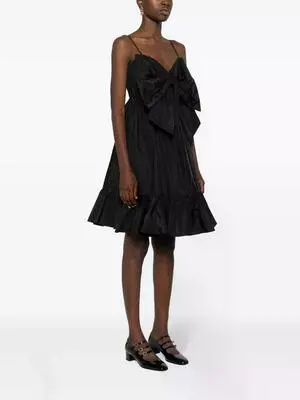 TWINSET Bow-detail Taffeta Mini Dress
