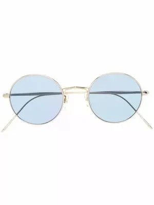 Oliver Spencer G. Ponti-3 Round Frame Sunglasses - Gold