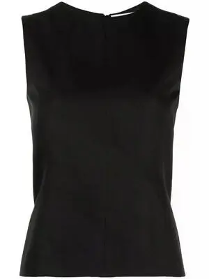 Martine Rose Reverse Detail Sleeveless Top - Black