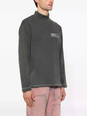 ERL Logo-print Turtleneck T-shirt