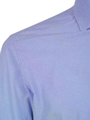 TINTORIA MATTEI 954 Houndstooth Pattern Shirt