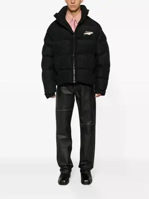 Martine Rose Logo-embroidered Padded Jacket