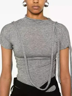 Ottolinger Strappy Knitted T-shirt