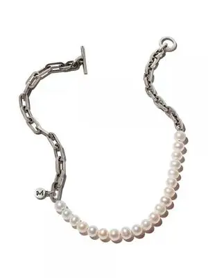 M. Cohen Elm Trio Pearl Chain Bracelet