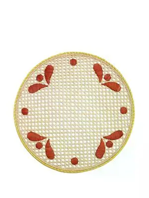 La DoubleJ Round Raffia Placemat