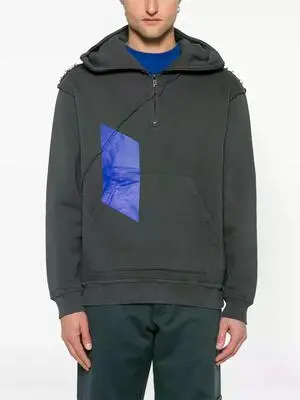 A-COLD-WALL* Aspect Half-zip Hoodie - Grey